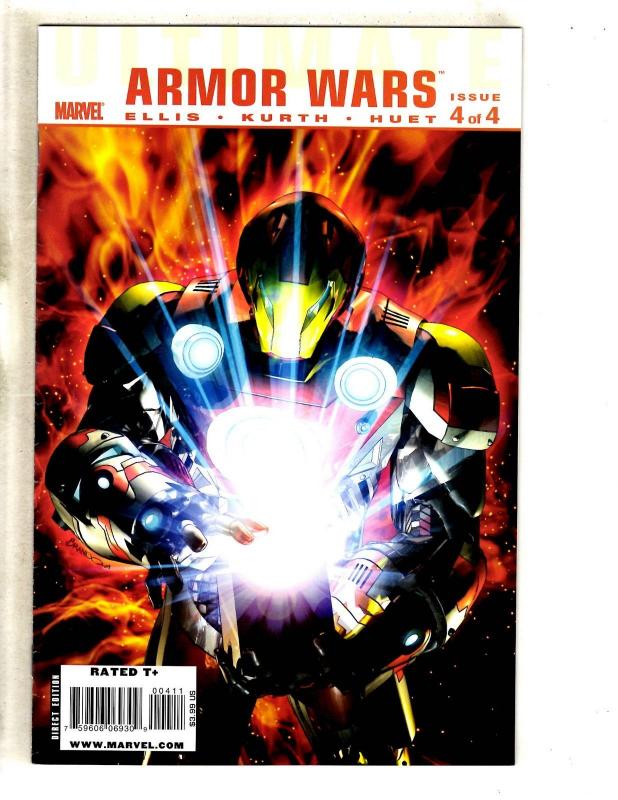 9 Comics Ultimate Armor Wars # 1 2 3 4 + Ultimate Extinction # 1 2 3 4 ...