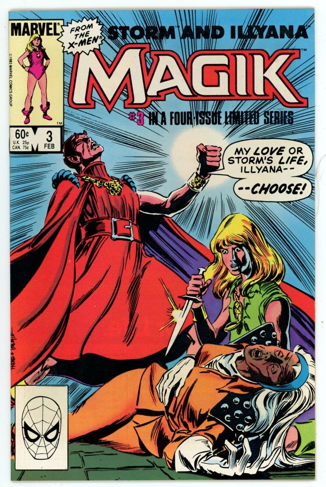 Magik 3 NM 9.4 Copper Age 1984 Kitty Pryde X-Men New Mutants | Comic ...