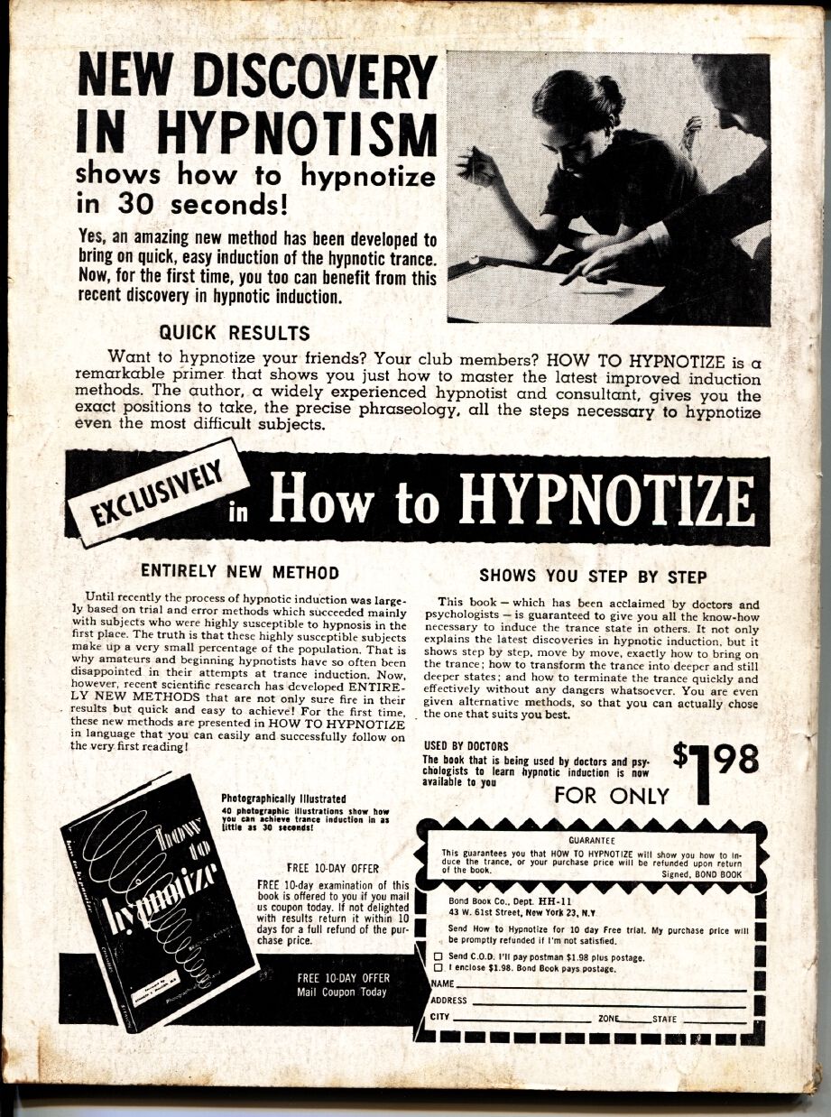 MAN TO MAN YEARBOOK 1963 Femle slave auction cover art! exploitation ...