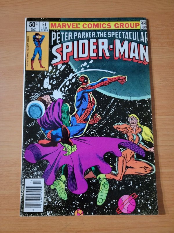 Spectacular Spider-Man #51 Newsstand Variant ~ VERY FINE VF ~ 1981 ...