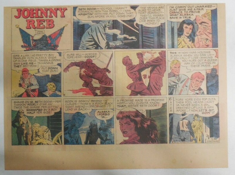 Johnny Reb Sunday by Frank Giacoia & Jack Kirby from 11/9/1958 Half ...