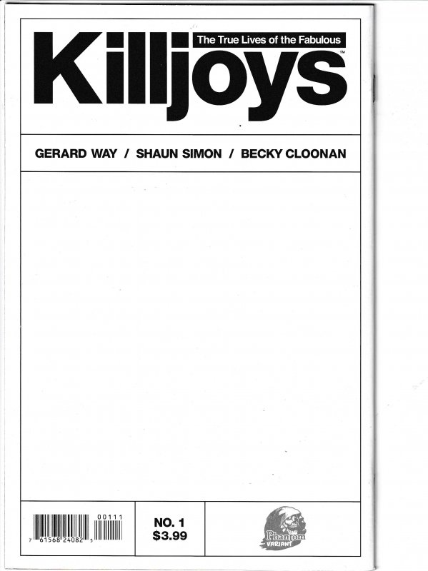 The True Lives of the Fabulous Killjoys #1 Phantom Variant | Comic ...