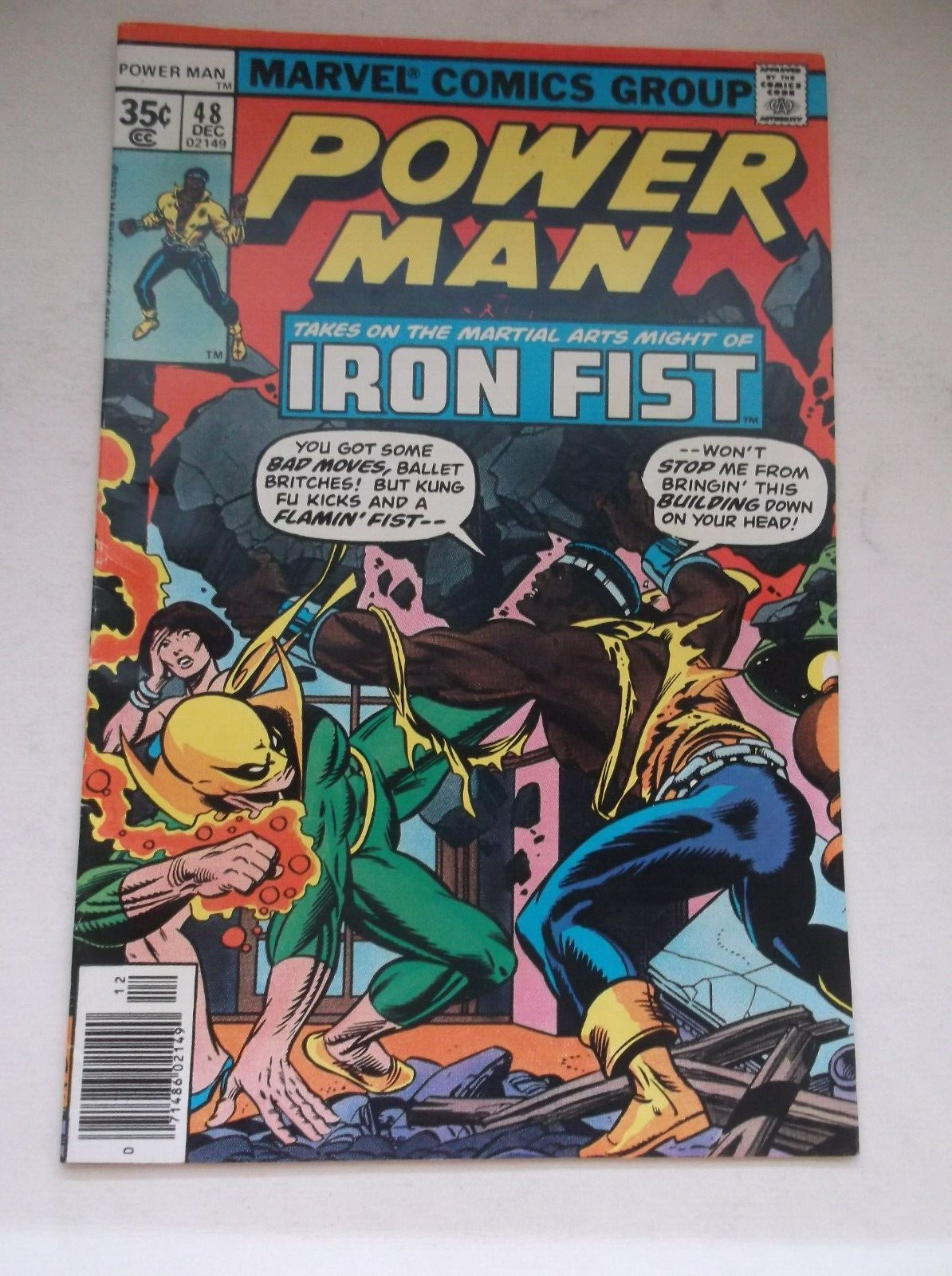 Marvel: Power MAN #48, 1st Meeting/Battle With Iron Fist, Byrne's Art ...