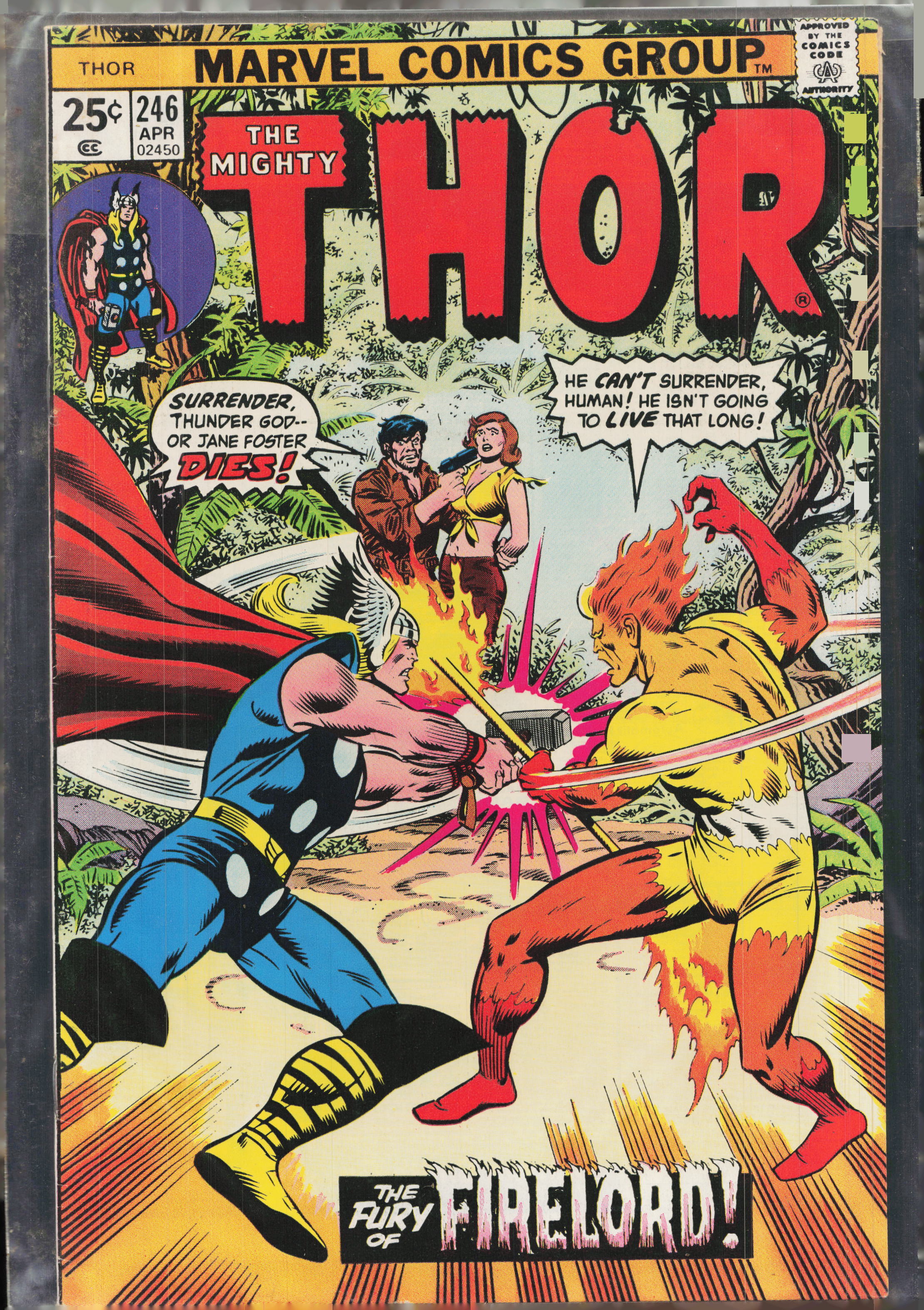 Thor #246 30-Cent Cover (1976) Thor | Comic Books - Bronze Age, Marvel ...
