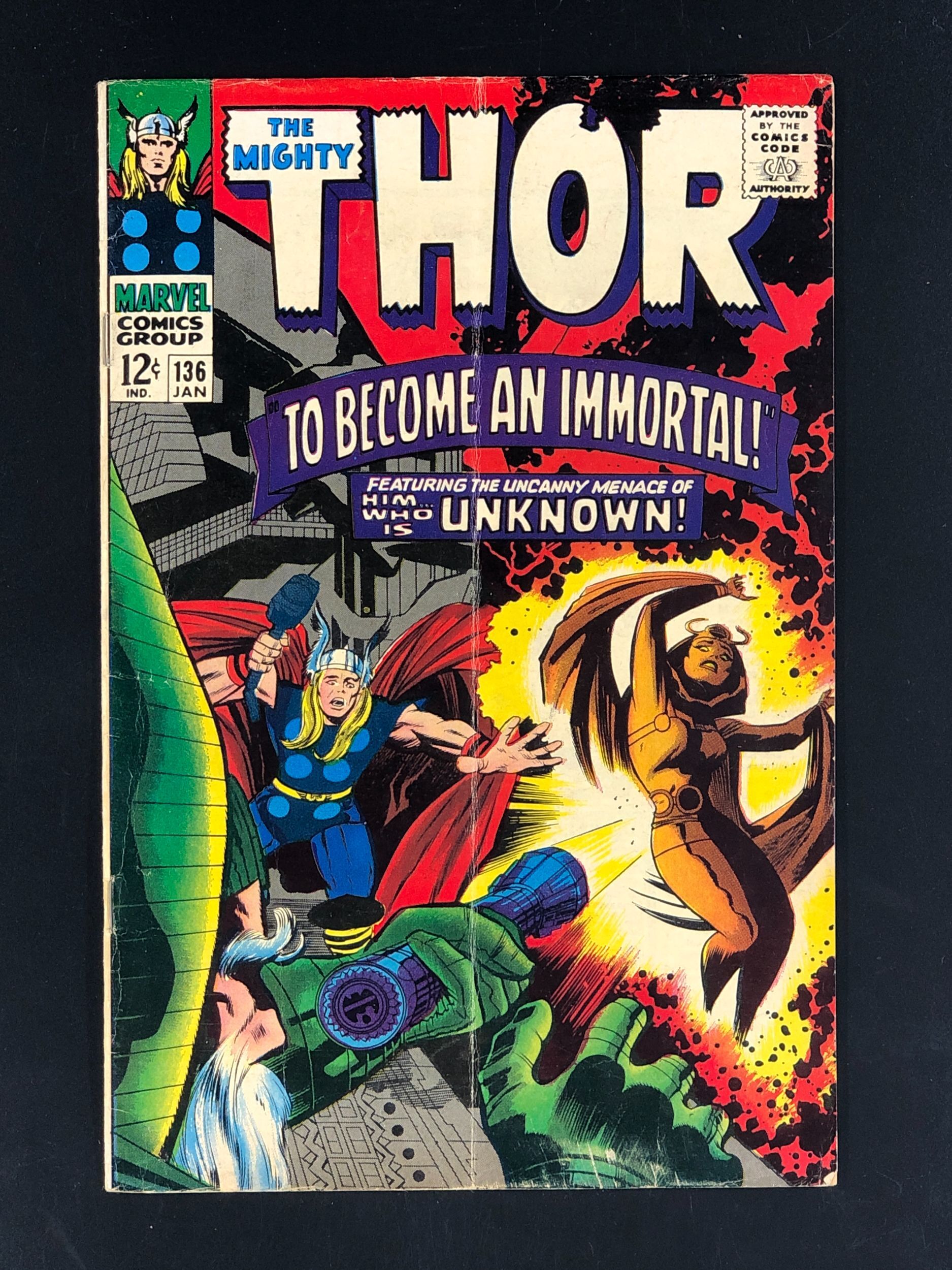 Thor #136 (1967) GD/VG 2nd Appearance of Lady Sif (as an adult) | Comic ...