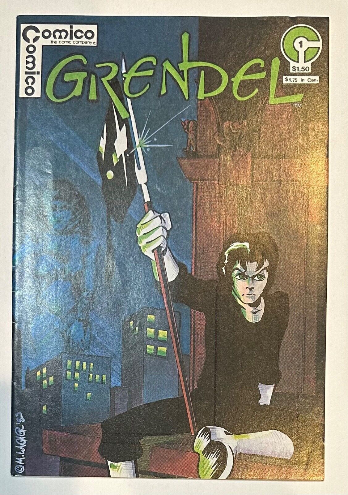 (1983) Matt Wagner GRENDEL #1 Origin of Hunter Rose | Comic Books ...