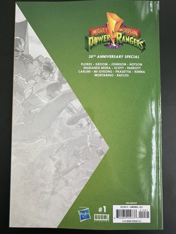 Mighty Morphin Power Rangers 30th Anniversary Special #1F NM (Boom 2023 ...