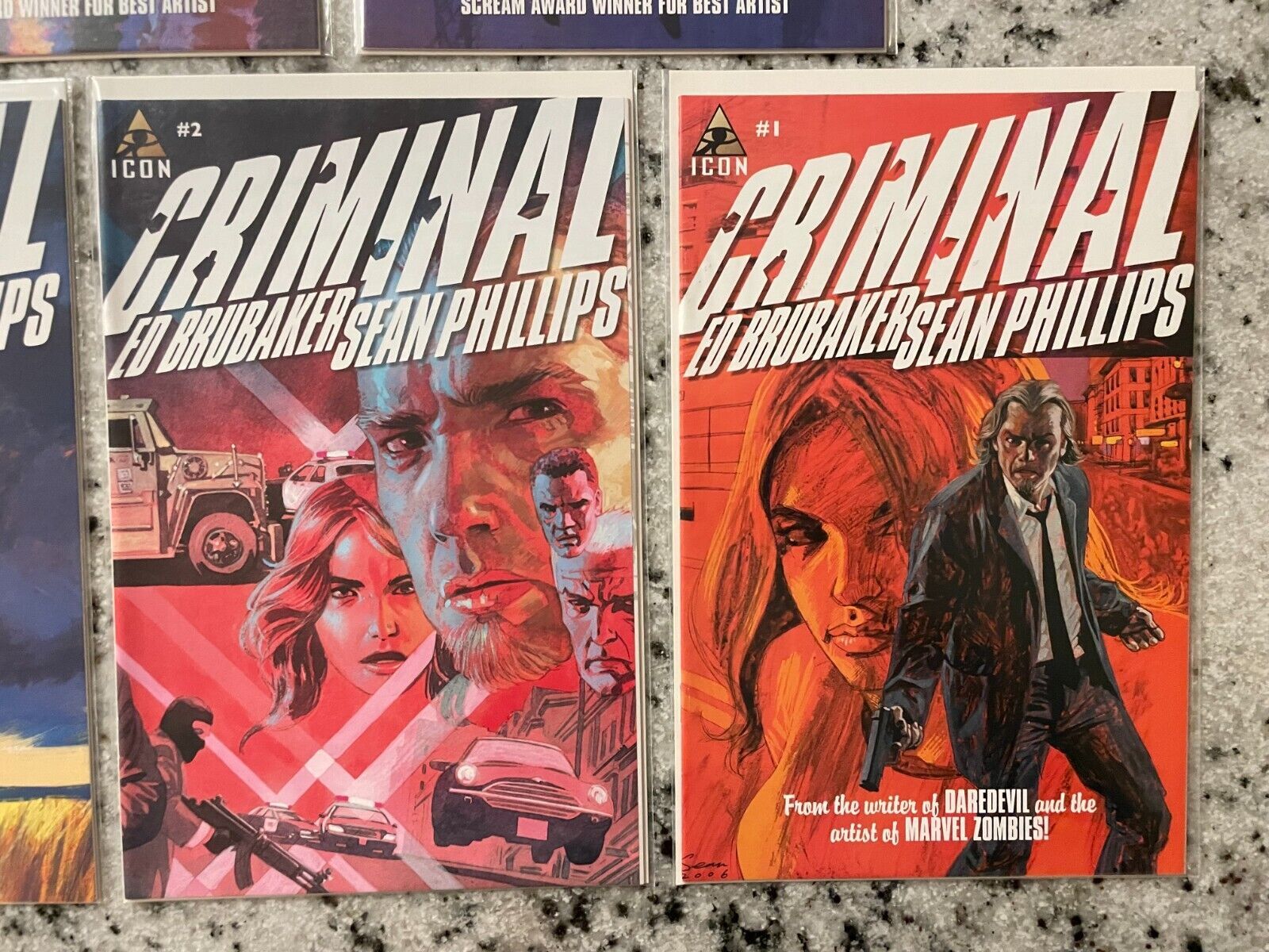 Lot Of 5 Criminal Marvel Icon Comic Books # 1 2 3 4 5 NM Ed Brubaker ...