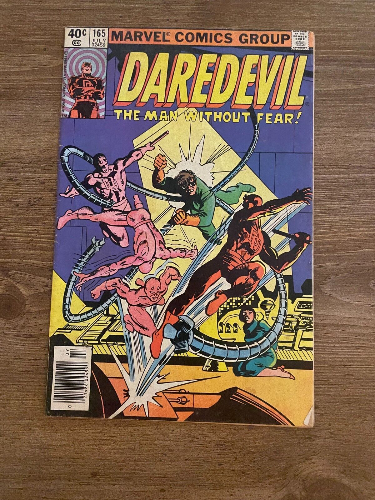 Daredevil # 165 FN Marvel Comic Book Frank Miller Elektra Bullseye Hulk ...