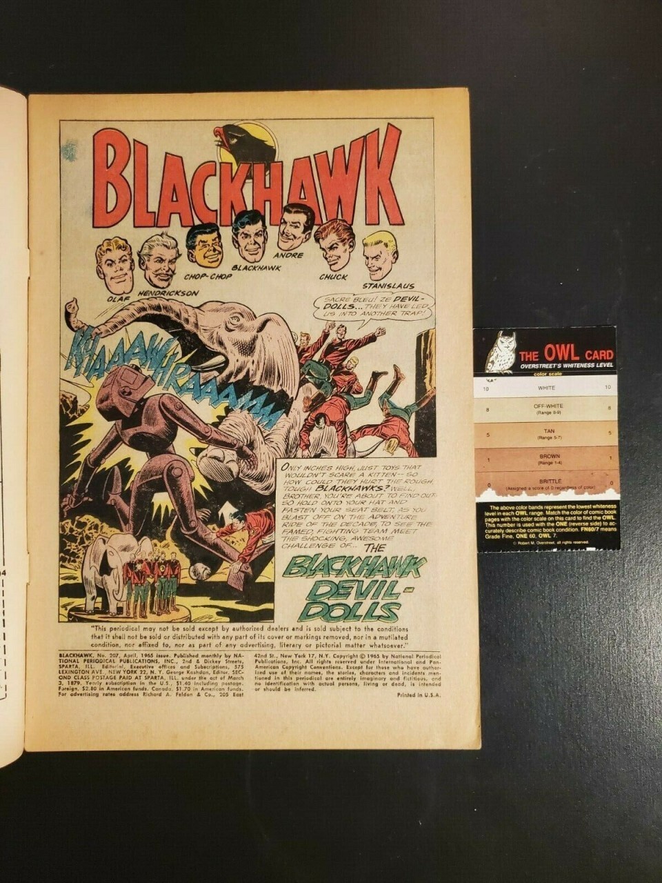 Blackhawk #207 (1964) F+ 6.5 The Blackhawk Devil Dolls kg | Comic Books ...