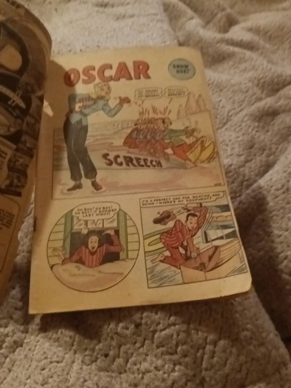 Oscar #4 timely comics 1947-Marvel-Spicy Good Girl Art-teen humor ...