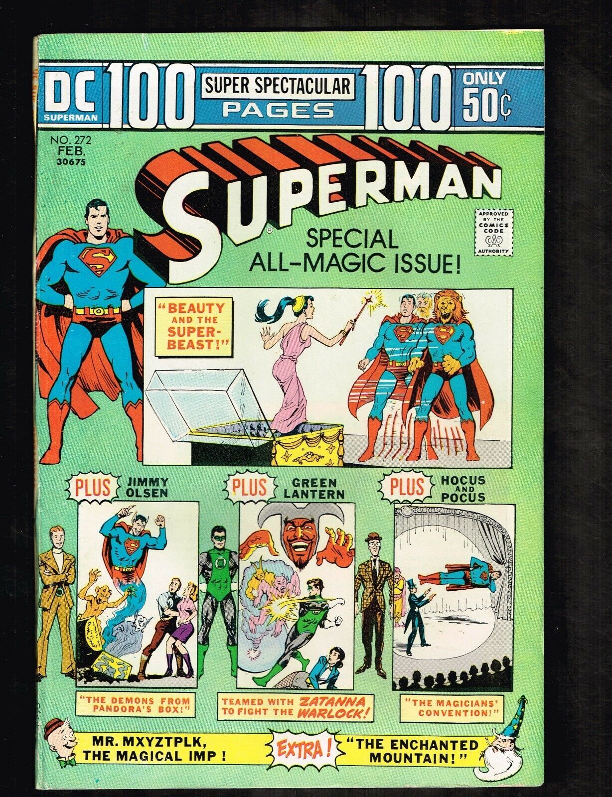 Superman #272 ~ Mr. Mxyztplk Returns (Giant Issue) ~ 1964 (8.5) WH ...