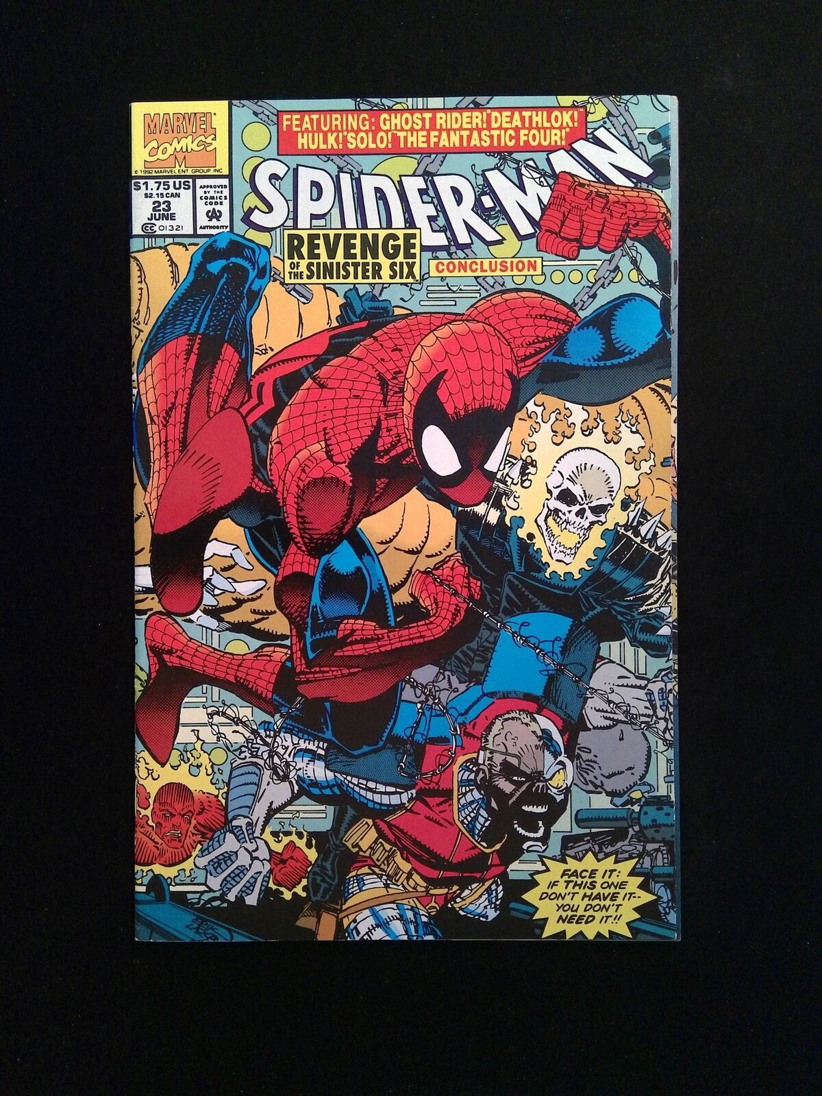 Spider-Man #23 MARVEL Comics 1992 VF+ | Comic Books - Modern Age ...