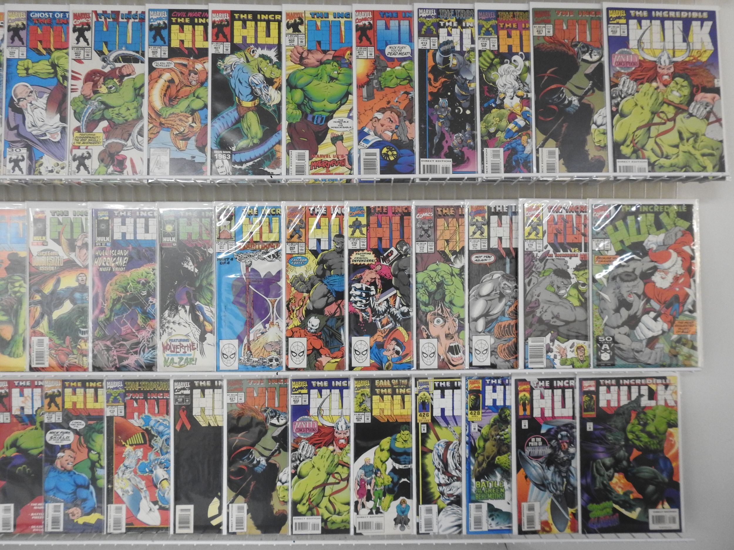 Huge Lot 120+ Comics ALL INCREDIBLE HULK!!! Smashing Deal!! Avg VF+ ...