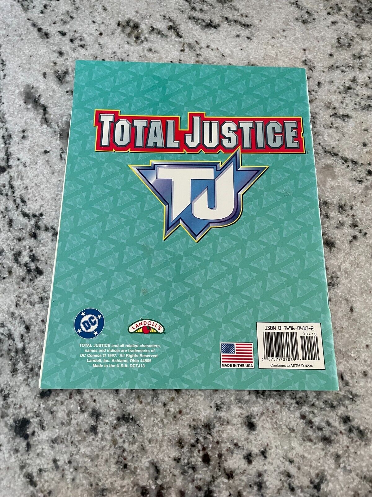 Paint With Water Total Justice DC Comics Batman Flash Superman Landoll ...