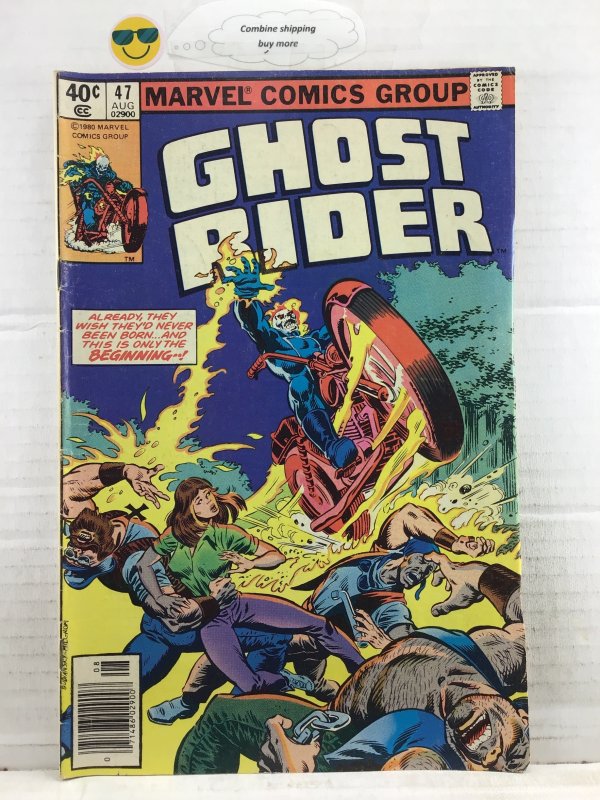 Ghost Rider #47 (1980) Vg-FN - | Comic Books - Bronze Age, Marvel ...