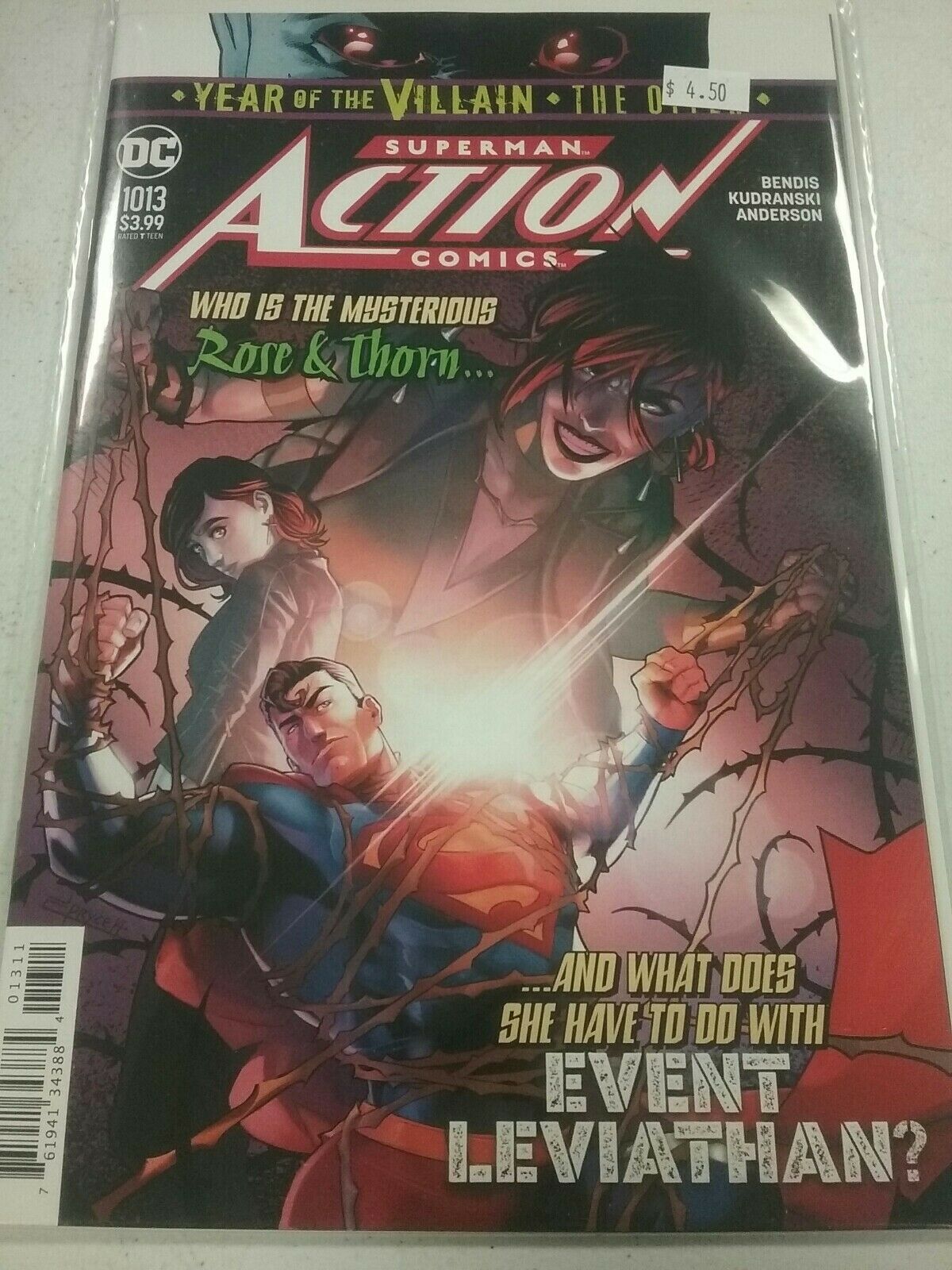 Superman Action Comics #1013 Rose & Thorn DC Comics Universe 2019 NW79 ...