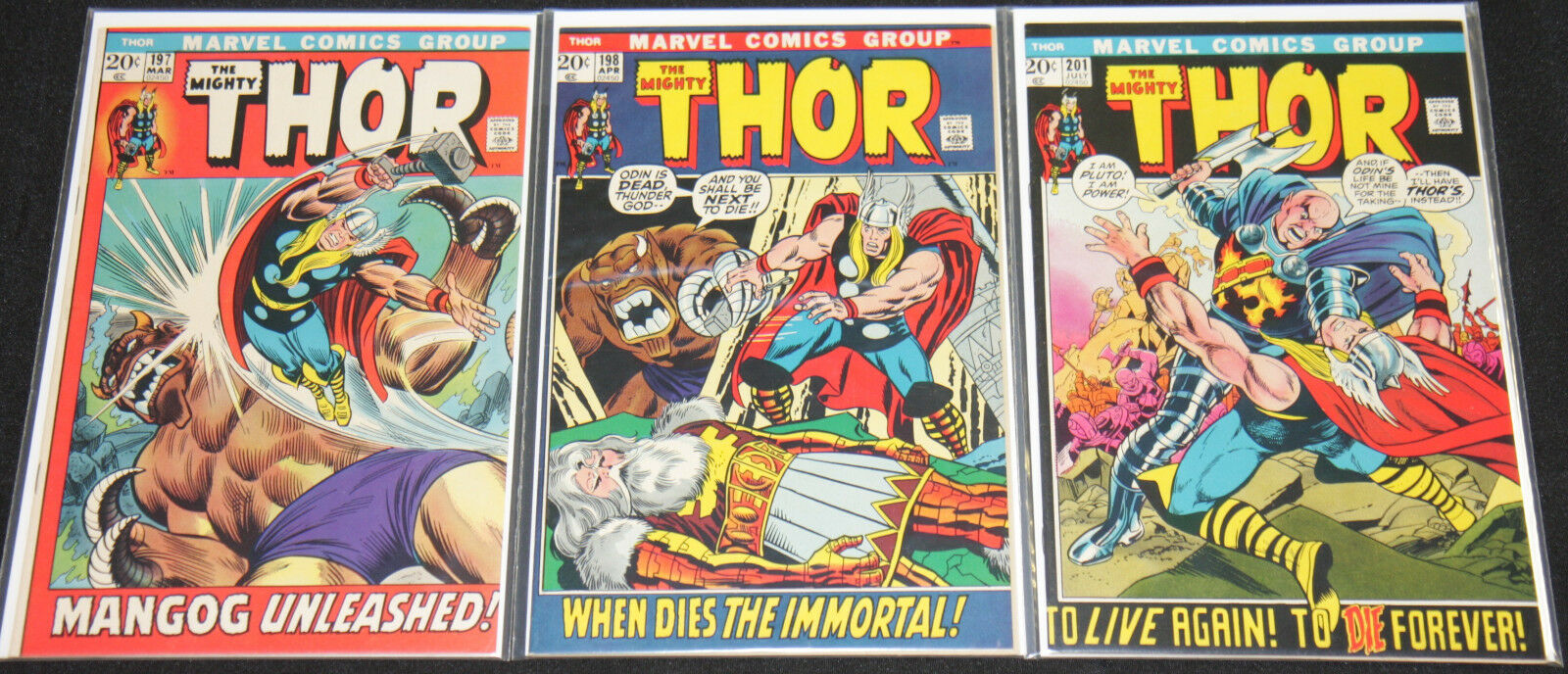 Marvel Bronze Age THOR 11pc Mid Grade Comic Lot FN-VF Avengers Gil Kane ...