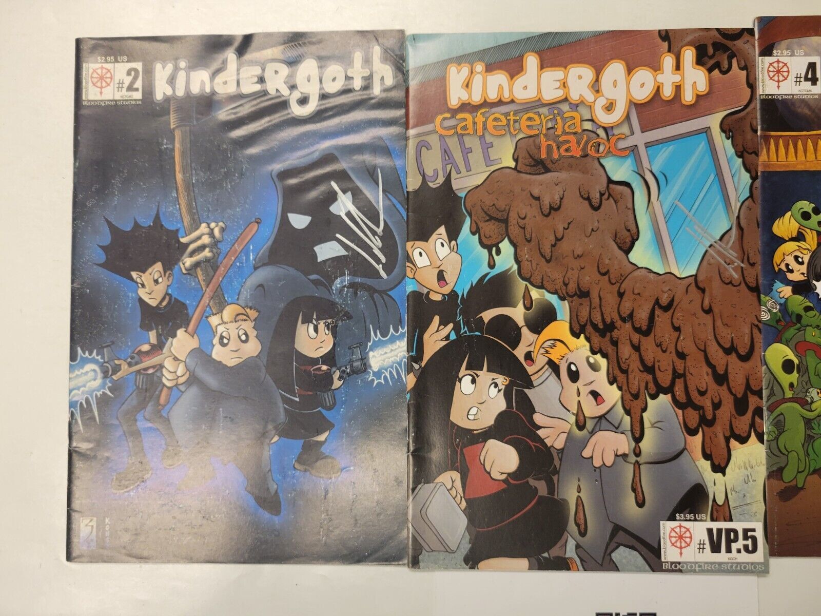 3 Kindergoth Bloodfire Studios Comic Books #2 4 5 68 TJ45 | Comic Books ...