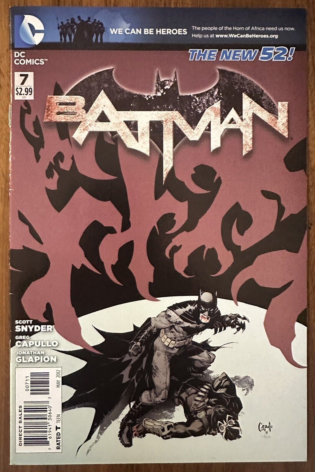 Batman #7 - DC Comics May 2012 - KEY ISSUE: 1st Full App. Harper Row ...