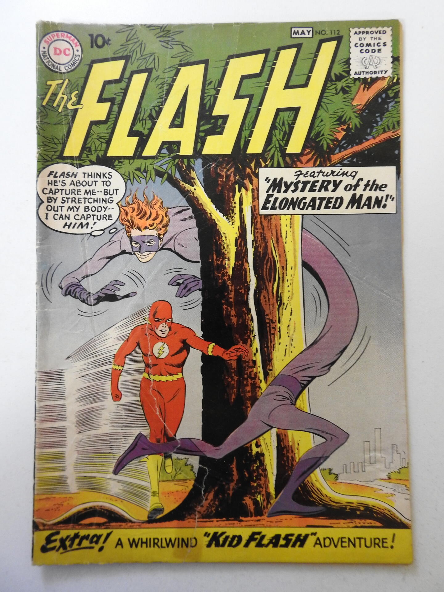 The Flash #112 (1960) GD Condition! Tape interior front cover see ...