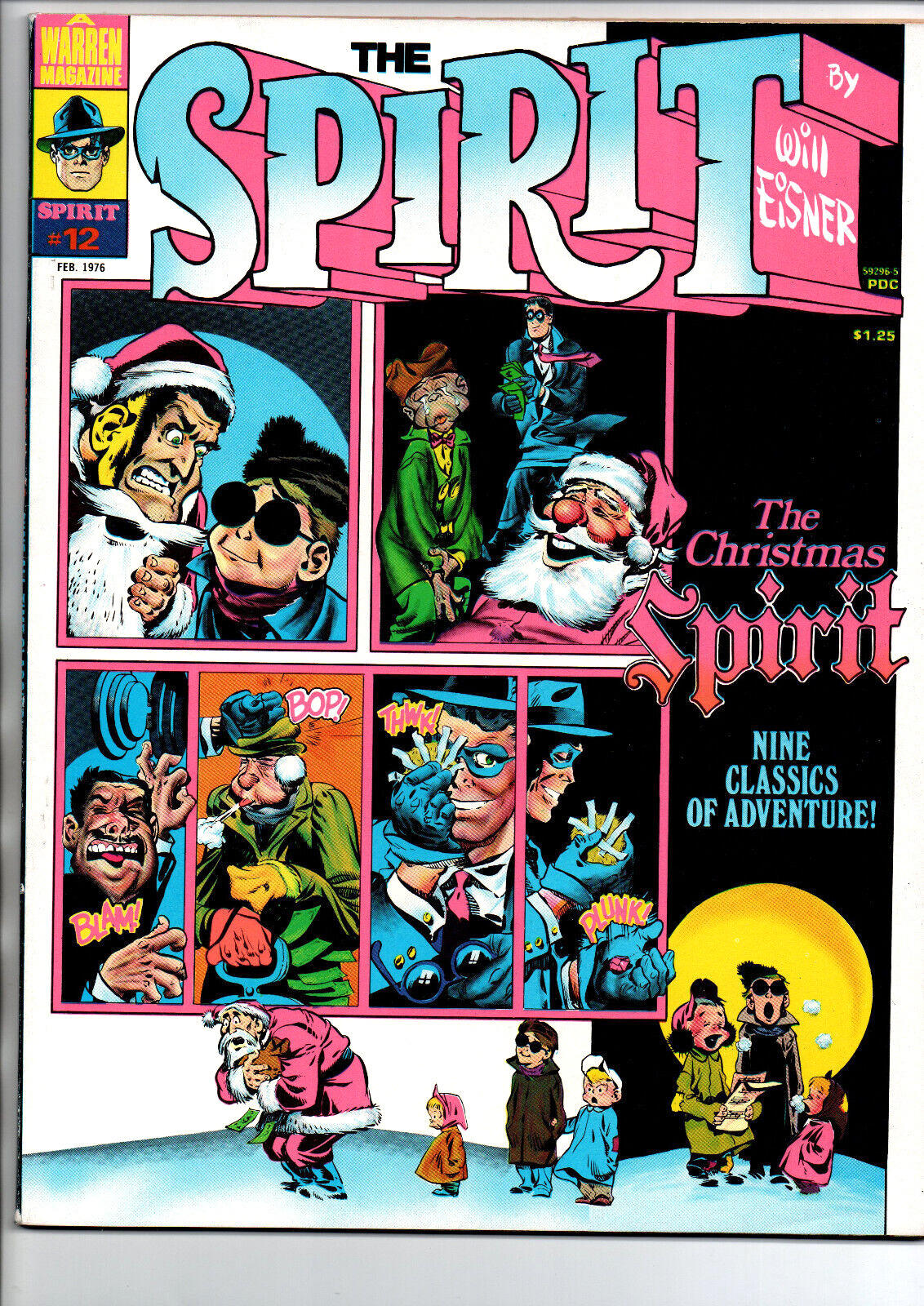 The Spirit #12 - Christmas - Eisner - Ken Kelly - Warren Magazine ...