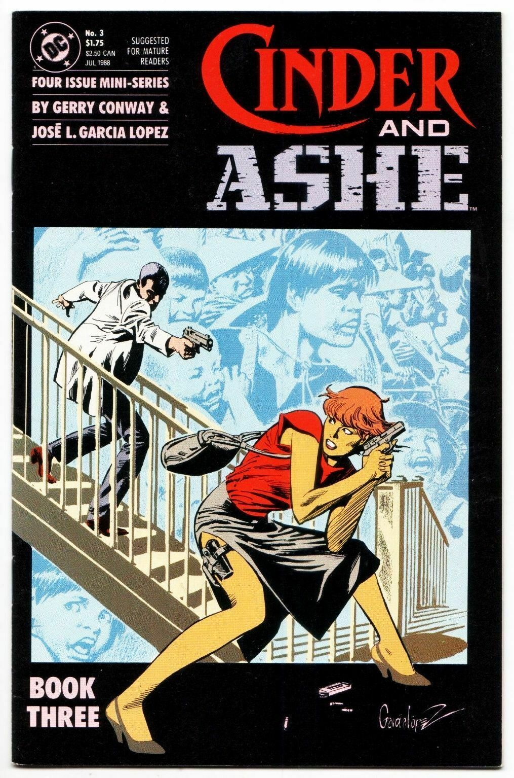Cinder & Ashe #3 (DC, 1988) VF | Comic Books - Copper Age, DC Comics ...