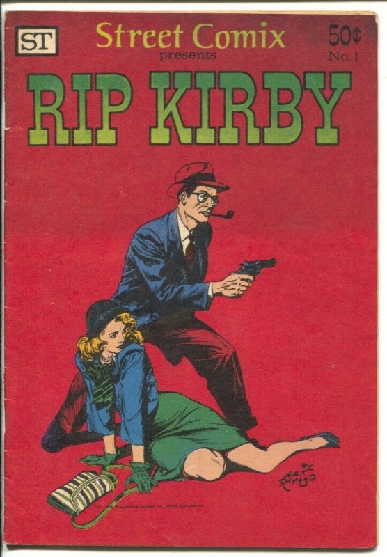 Rip Kirby #1 1973-Street Comix-Alex Raymond newspaper comic strip art ...