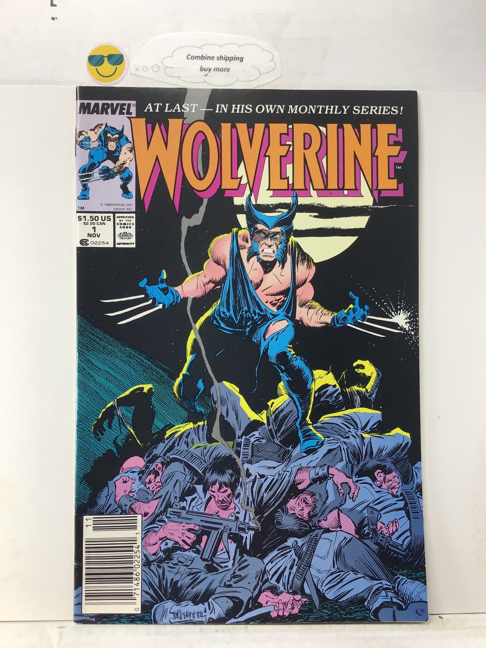Wolverine #1 (1988)Key -Premier issue 1st solo ongoing series :1st ...