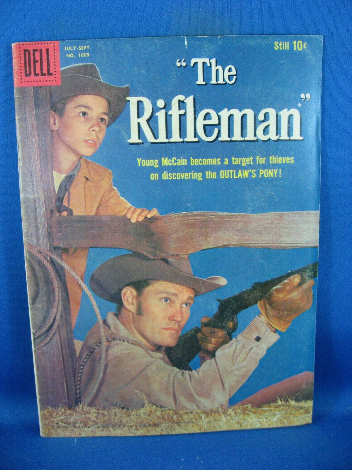 Four Color 1009 the Rifleman F First Issue Photo Cover 1959 Chuck ...
