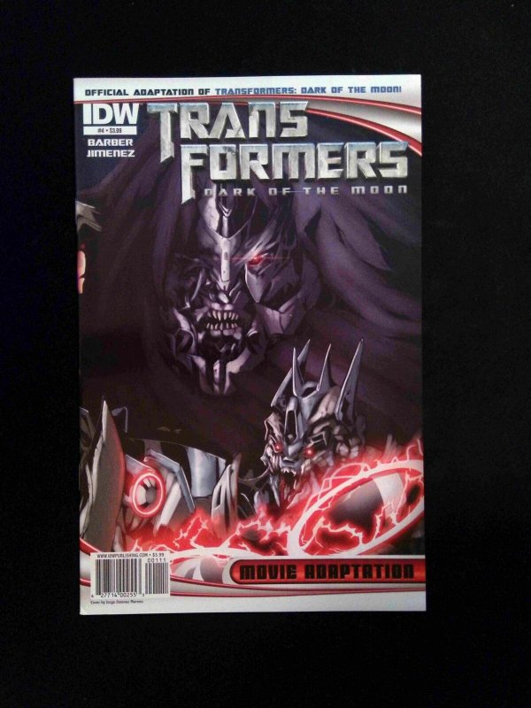 Transformers Dark of the Moon Movie Adaptation #4 IWD Comics 2011 NM+ ...