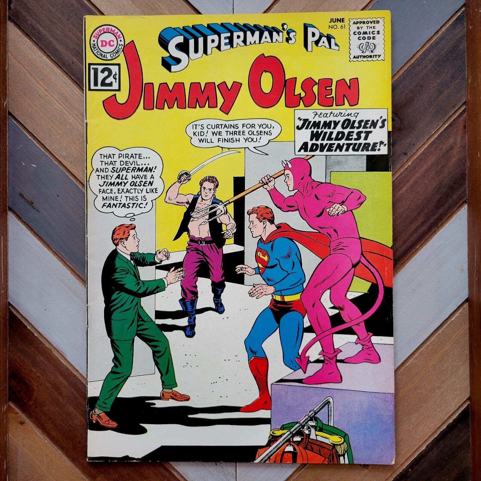 SUPERMANS PAL JIMMY OLSEN #61 FN (DC 1962) Jimmys Wildest Adventures ...