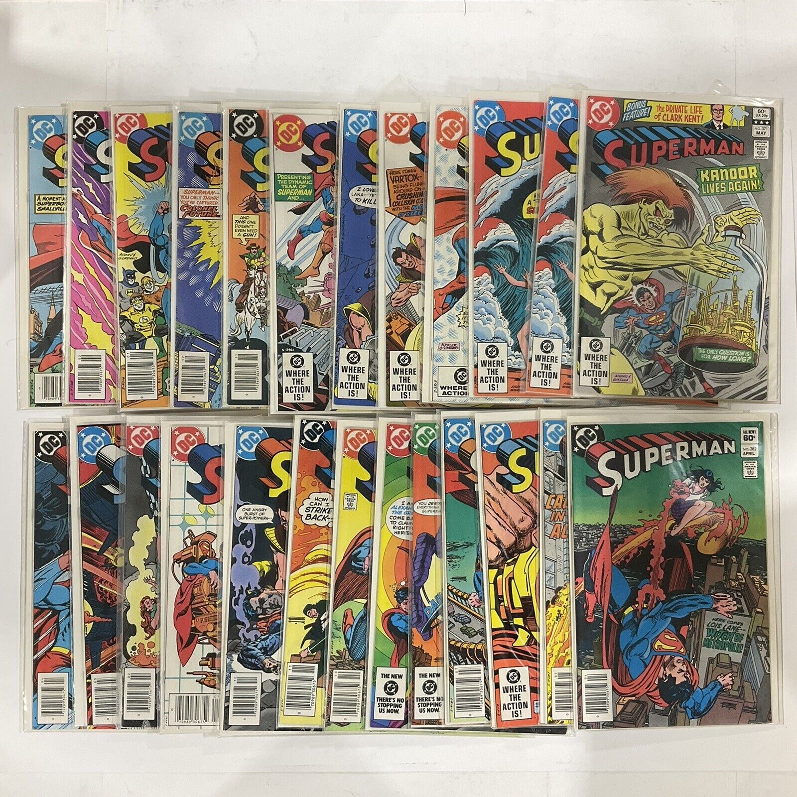 Superman 371-422 Adventures of Superman 424-714 Annuals LOT SET RUN 350+ Issues | Comic Books ...