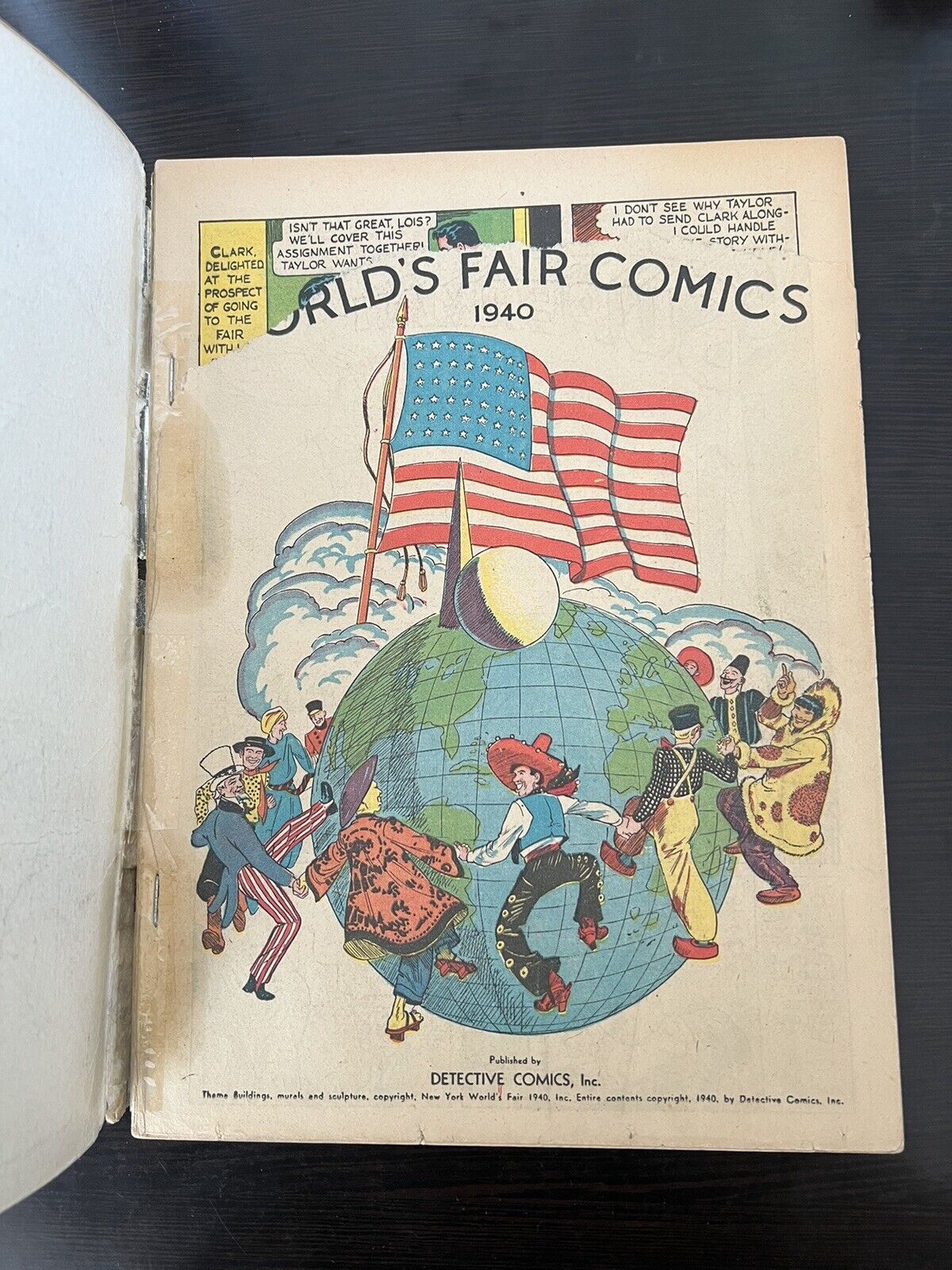 New York Worlds Fair Comics #2 1940 1st time Superman Batman and Robin ...