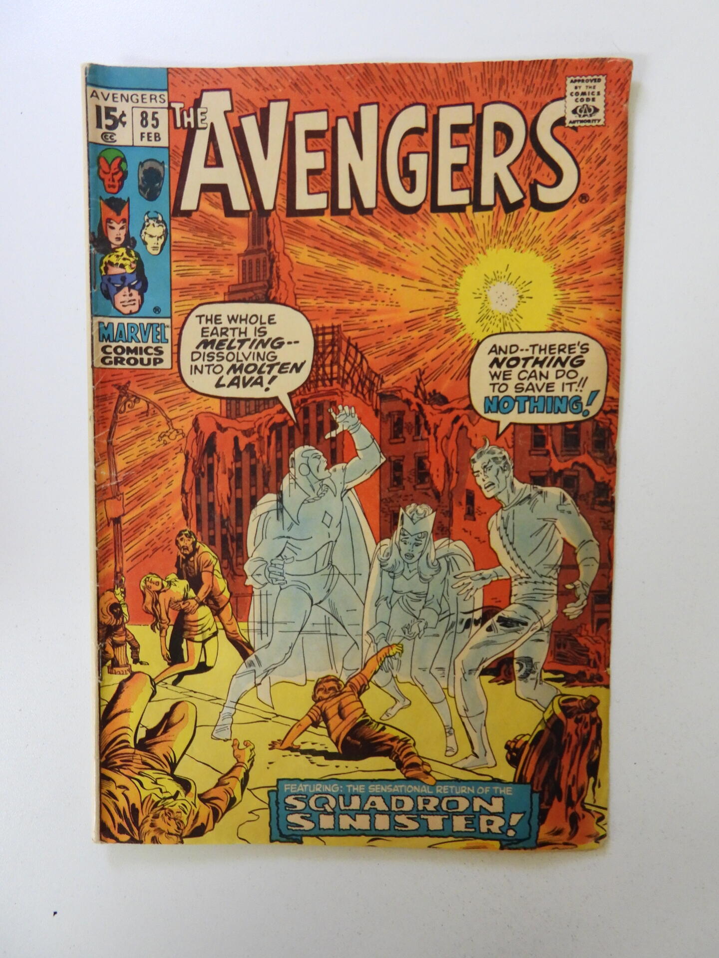 The Avengers #85 (1971) 1st appearance of Squadron Supreme VG/FN ...
