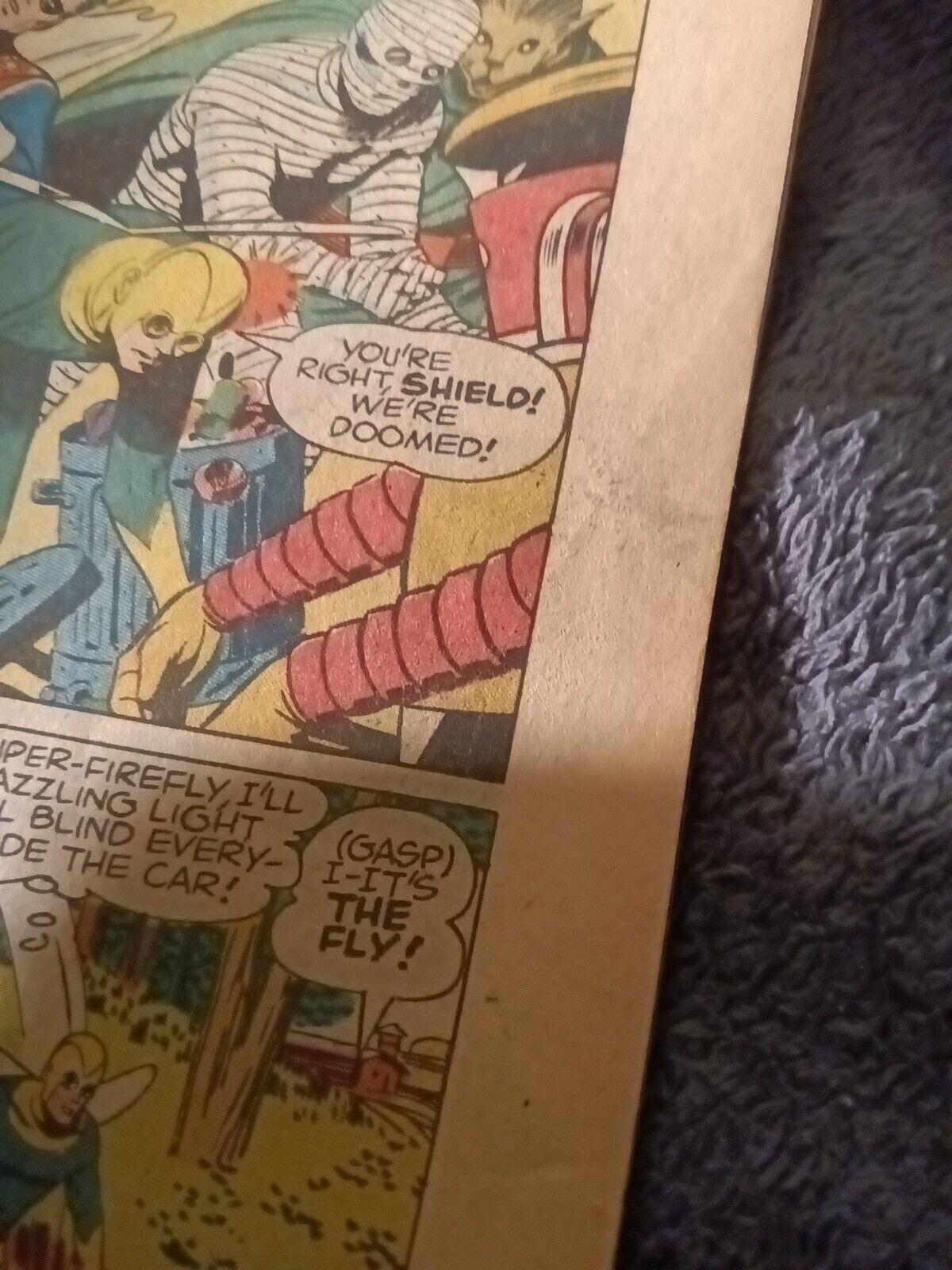 ADVENTURES OF THE FLY #8 archie mighty comics 1960 1st SA Shield ...