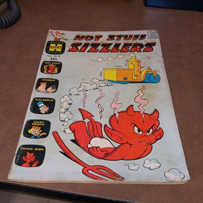 HOT STUFF SIZZLERS #22 harvey giant comics 1966 silver age cartoon ...
