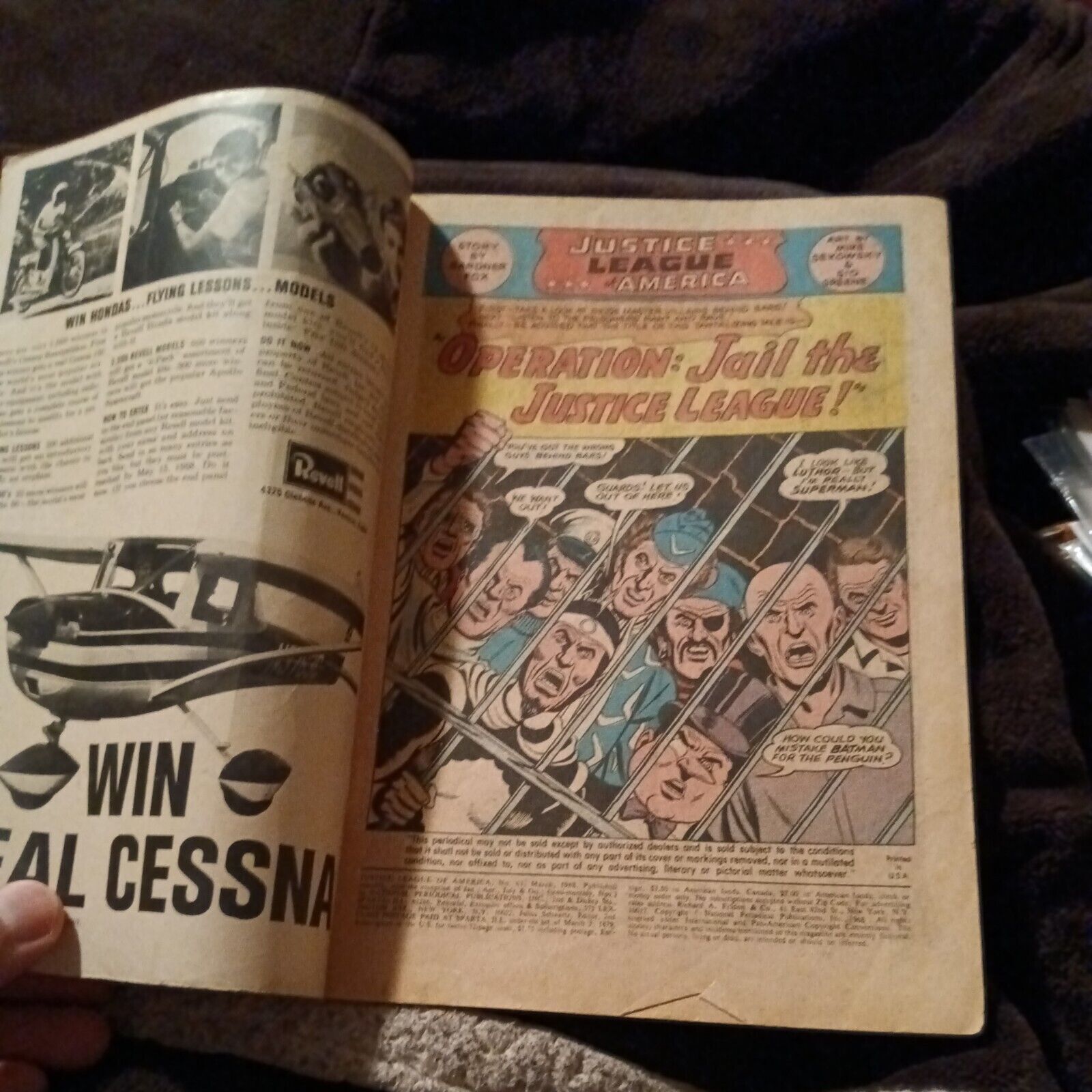 Justice League of America #61-Batman-Superman-Penguin-Luthor-Switch ...