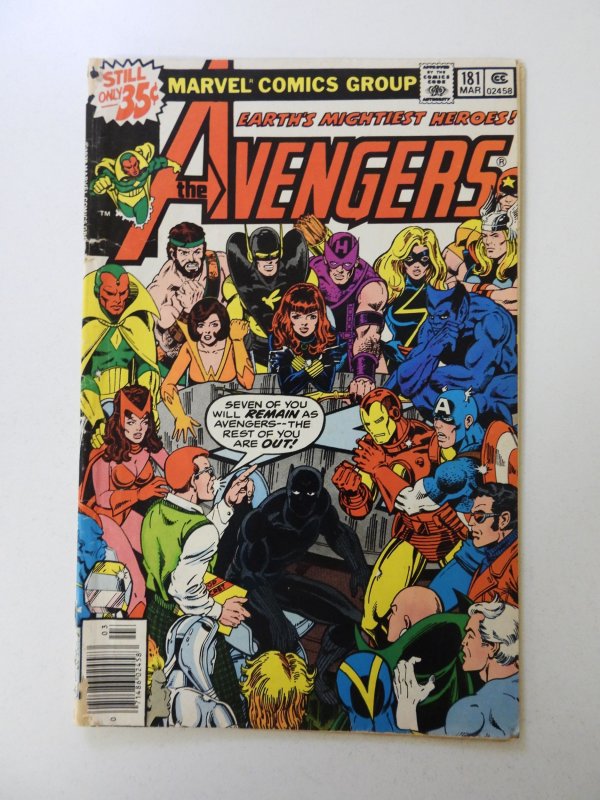 The Avengers #181 (1979) 1st appearance of Scott Lang GD+ see ...