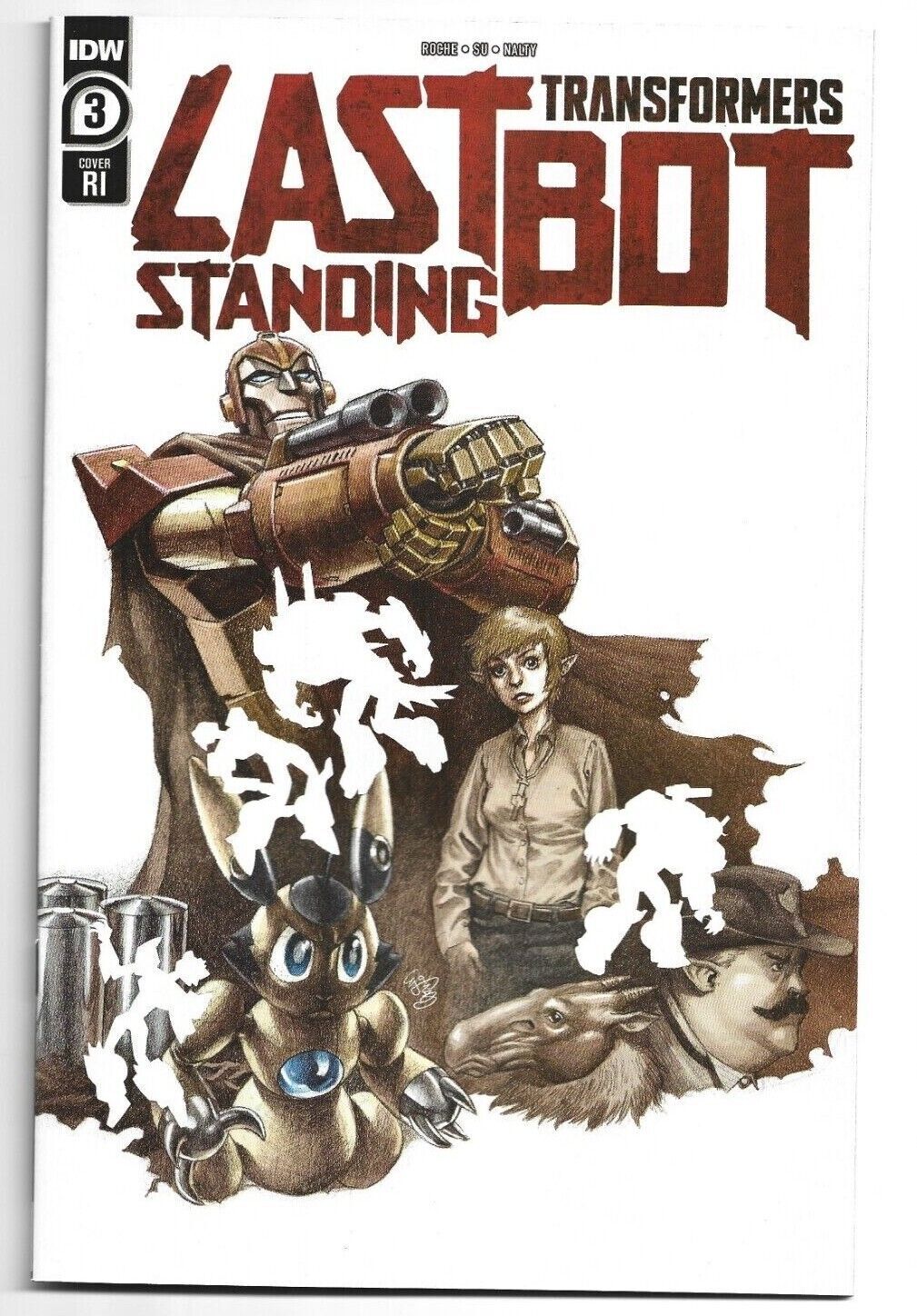 Transformers Last Bot Standing #3 Idw Publishing 2022 E. J. Su 1:10 Va ...
