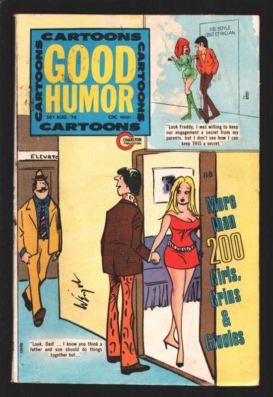 Good Humor #57 1974-Charlton-Bill Wenzel covers-Cartoons, gags and ...