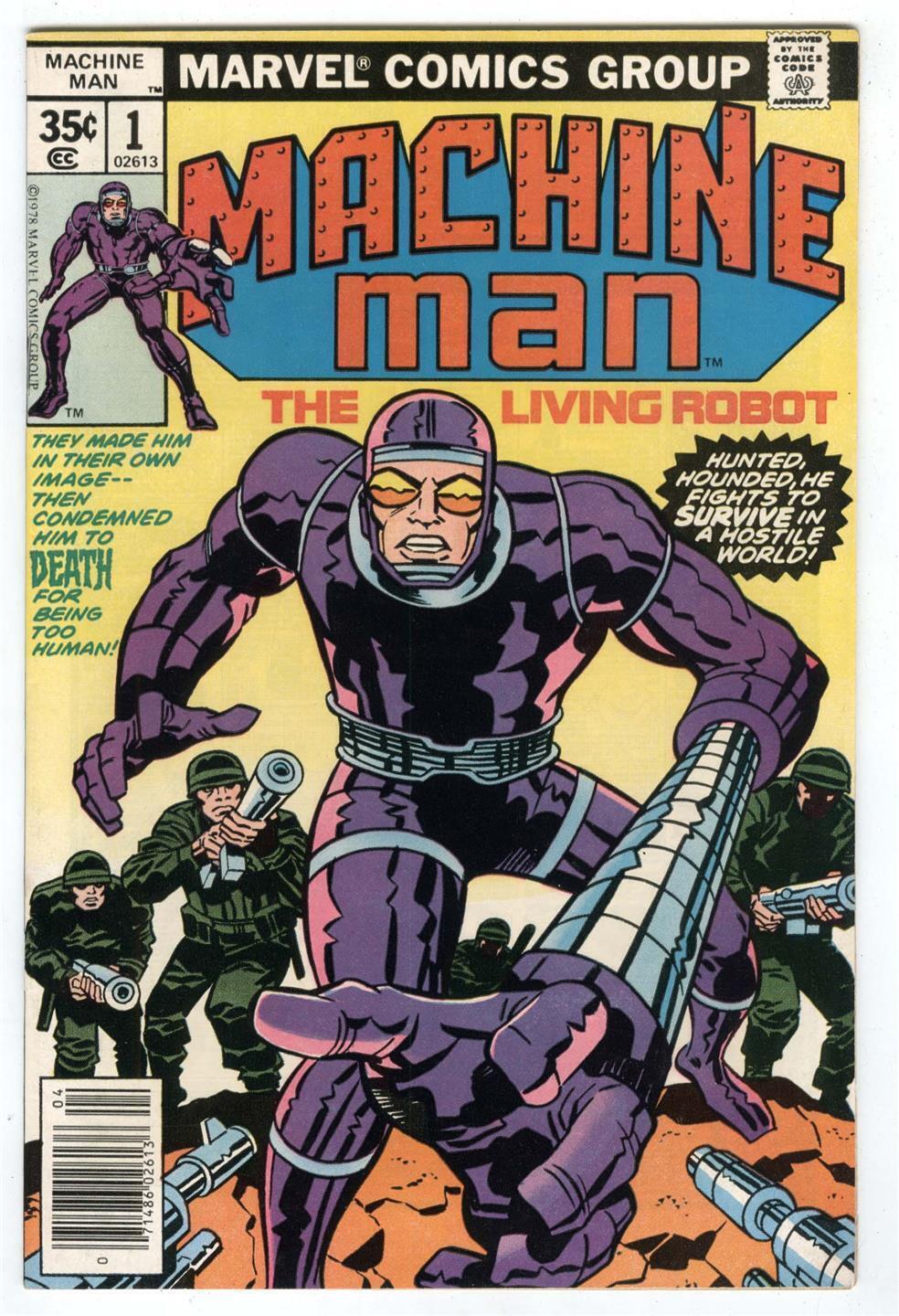 Machine Man #1 1978 NM- Jack Kirby 1st solo series of Machine Man Comic ...