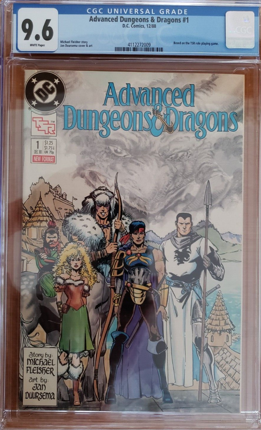 Advanced Dungeons and Dragons #1 (1988) CGC Graded 9.6 White Pages ...