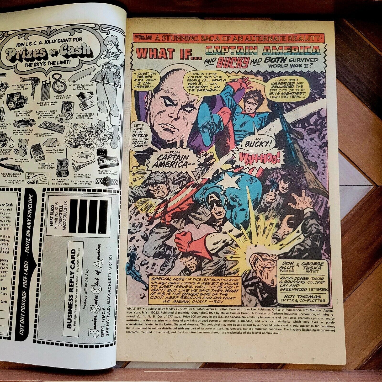 What If? #5 FN/VF (Marvel 1977) Captain America Hadn't Disappeared ...