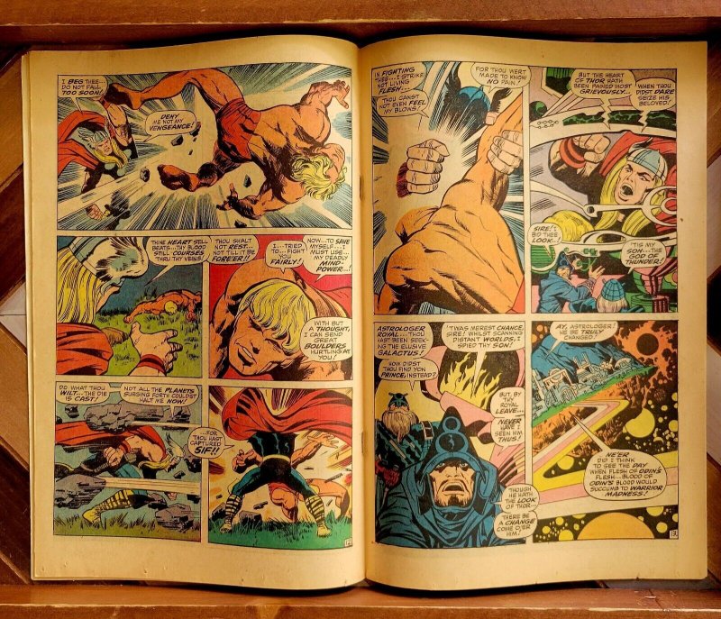 THOR #166 FN (Marvel 1969) Battle vs HIM in his 2nd full appearance ...