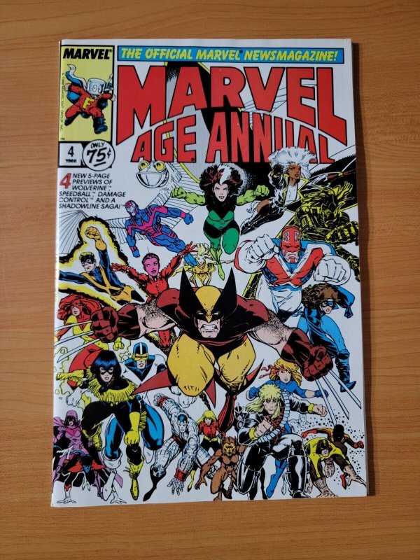 Marvel Age Annual #4 ~ NEAR MINT NM ~ 1988 Marvel Comics | Comic Books ...