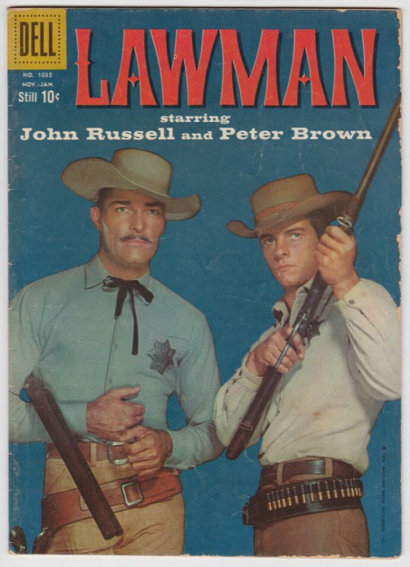 Four Color #1035 (Jan 1960) 3.5 VG- Dell Lawman | Comic Books - Silver ...