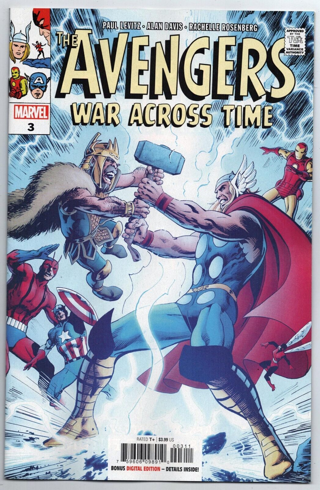 Avengers War Across Time #3 Alan Davis Main Cvr (Marvel, 2023) NM ...