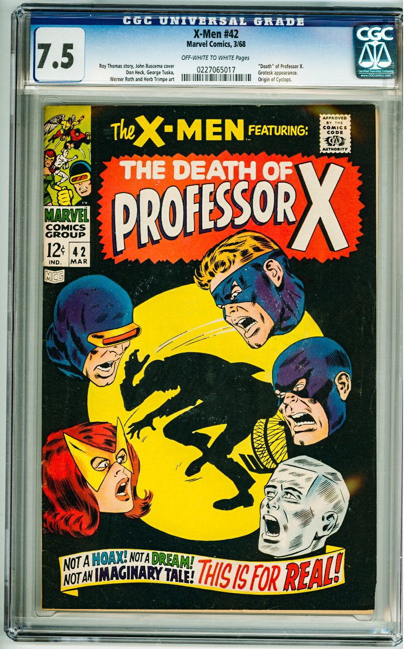 The X-Men #42 (1968) CGC 7.5! OWW Pages! | Comic Books - Silver Age ...