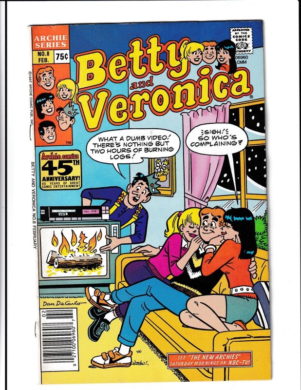 Betty and Veronica #8 (1988) Canadian Newsstand Archie Comics | Comic ...